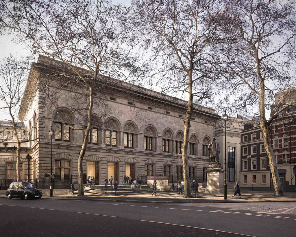Proposed North Façade entrance and forecourt. Jamie Fobert Architects ...